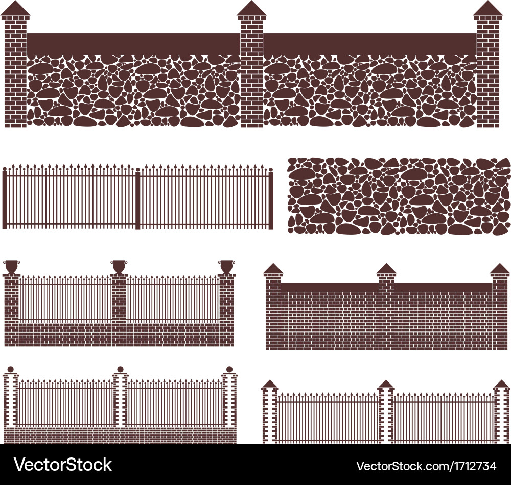 Fence Royalty Free Vector Image - VectorStock