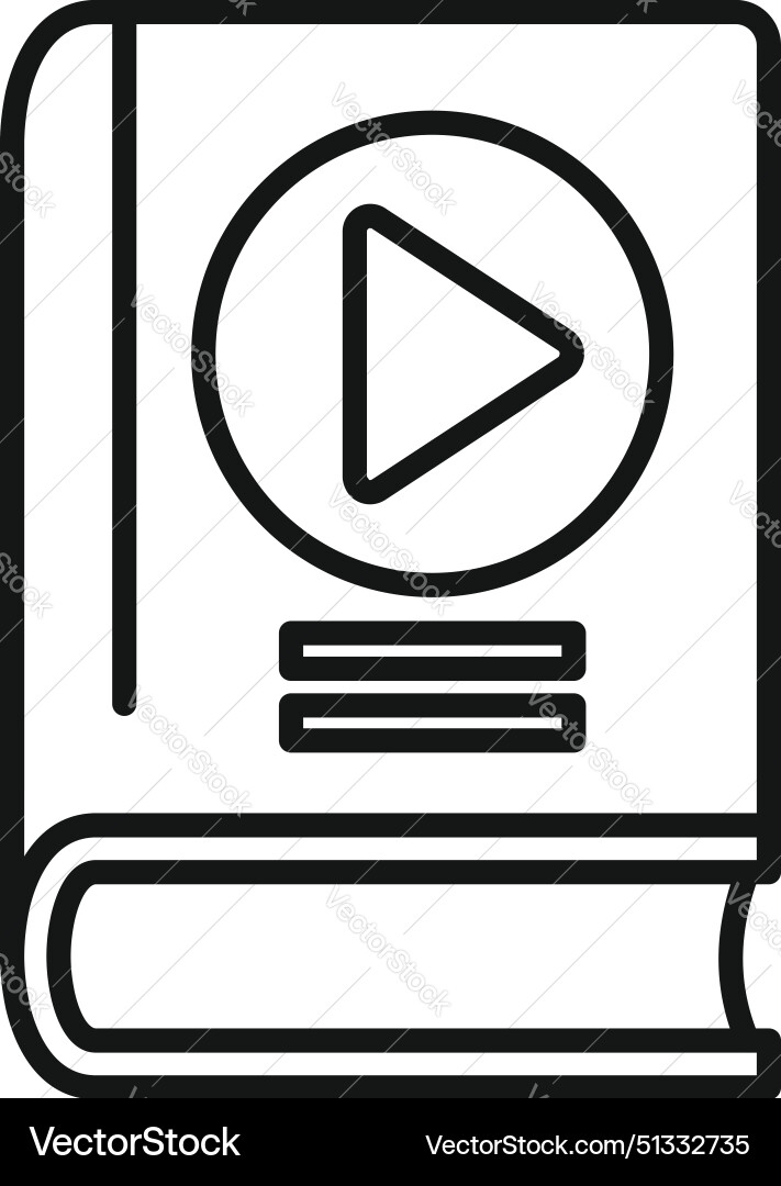Audio book concept icon Royalty Free Vector Image