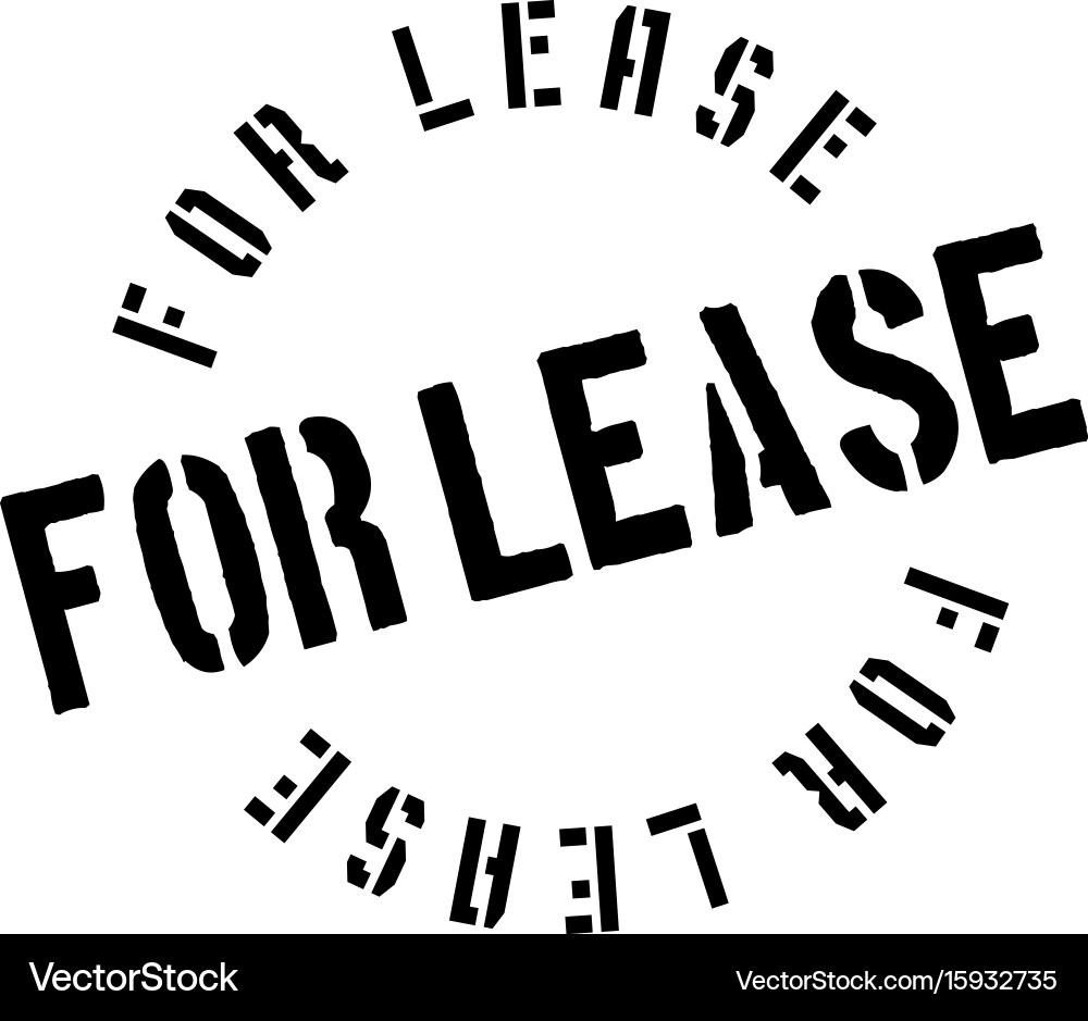 For lease rubber stamp Royalty Free Vector Image