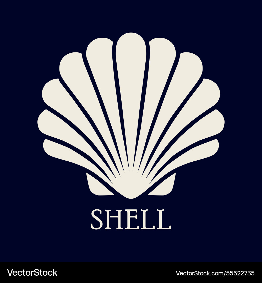 Shell icon Royalty Free Vector Image - VectorStock
