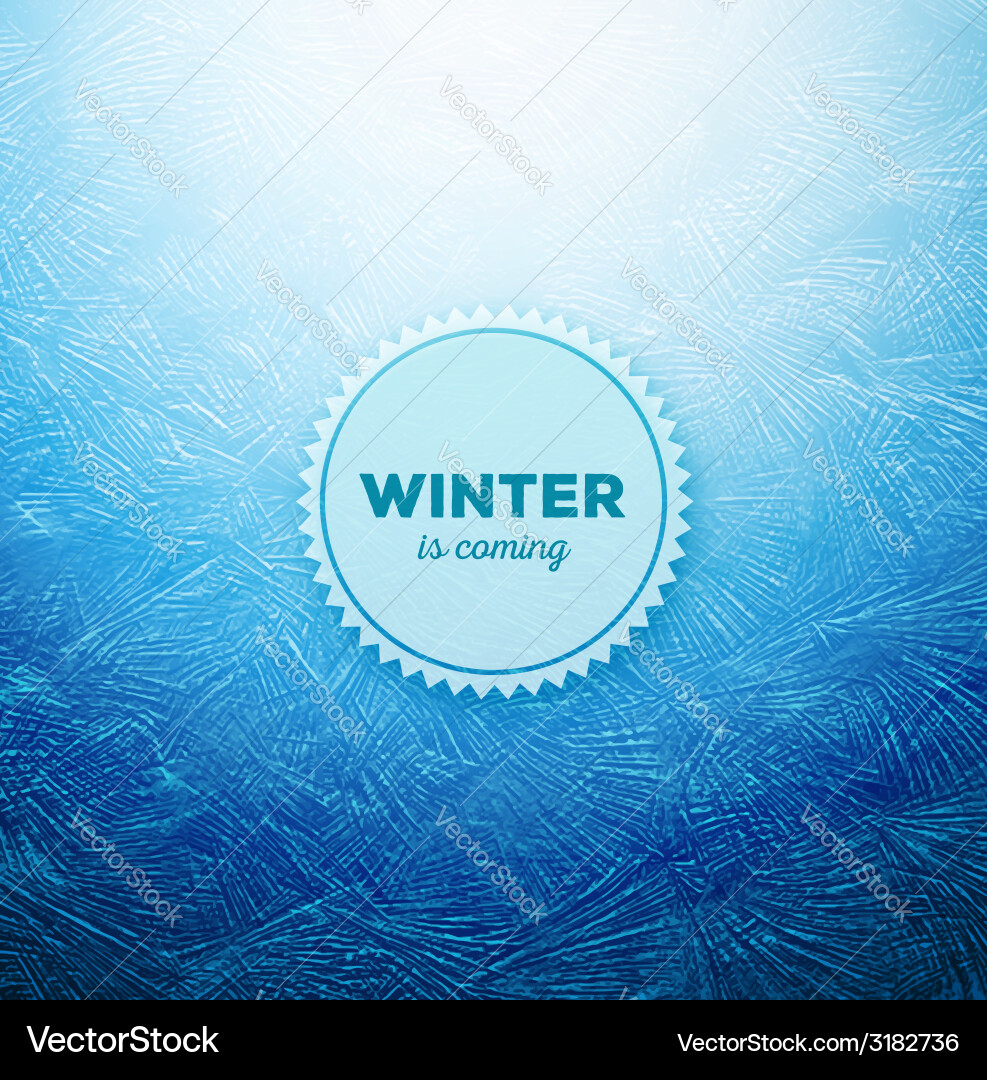 Ice background Royalty Free Vector Image - VectorStock