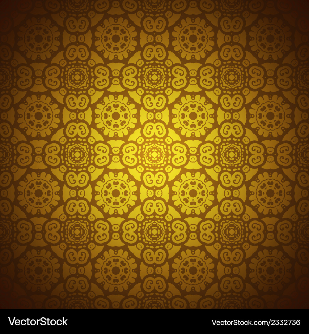 Ornate Indian Lace Pattern Royalty Free Vector Image