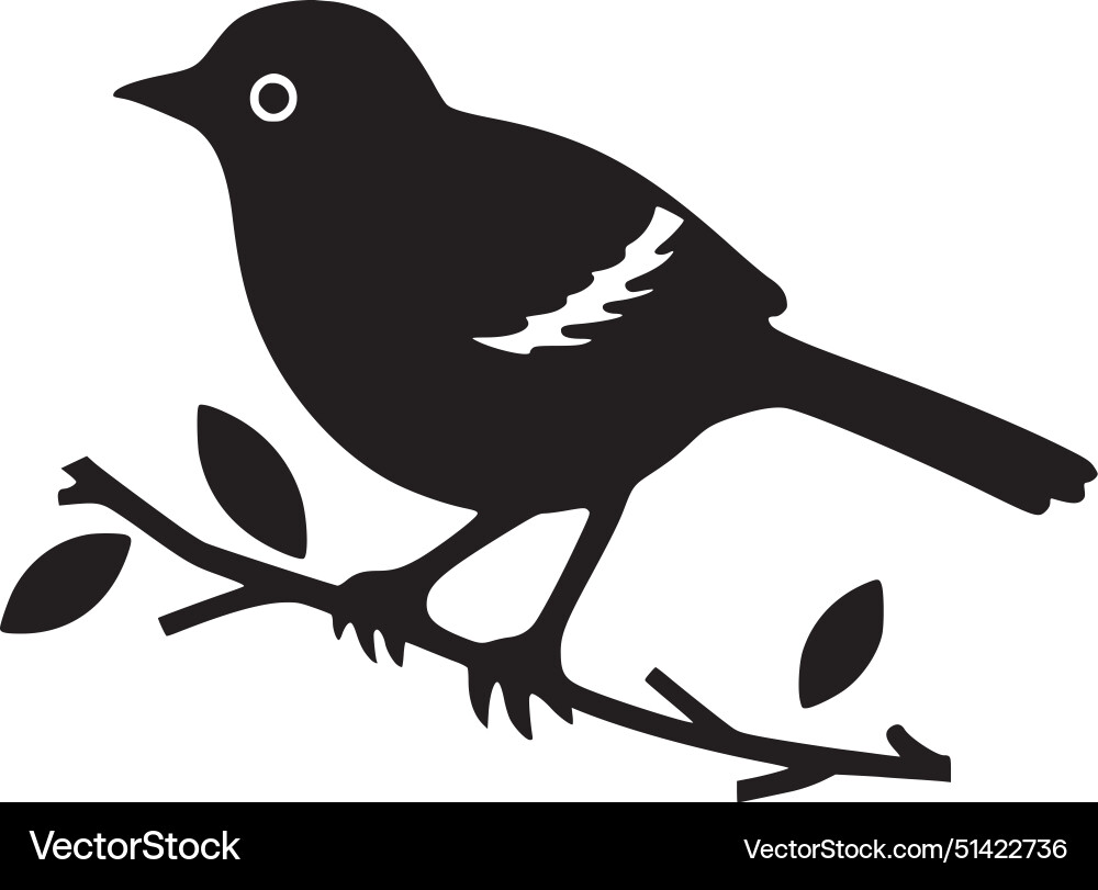 Robin bird - high quality logo ideal Royalty Free Vector