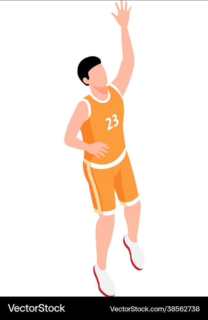 Basketball player icon Royalty Free Vector Image