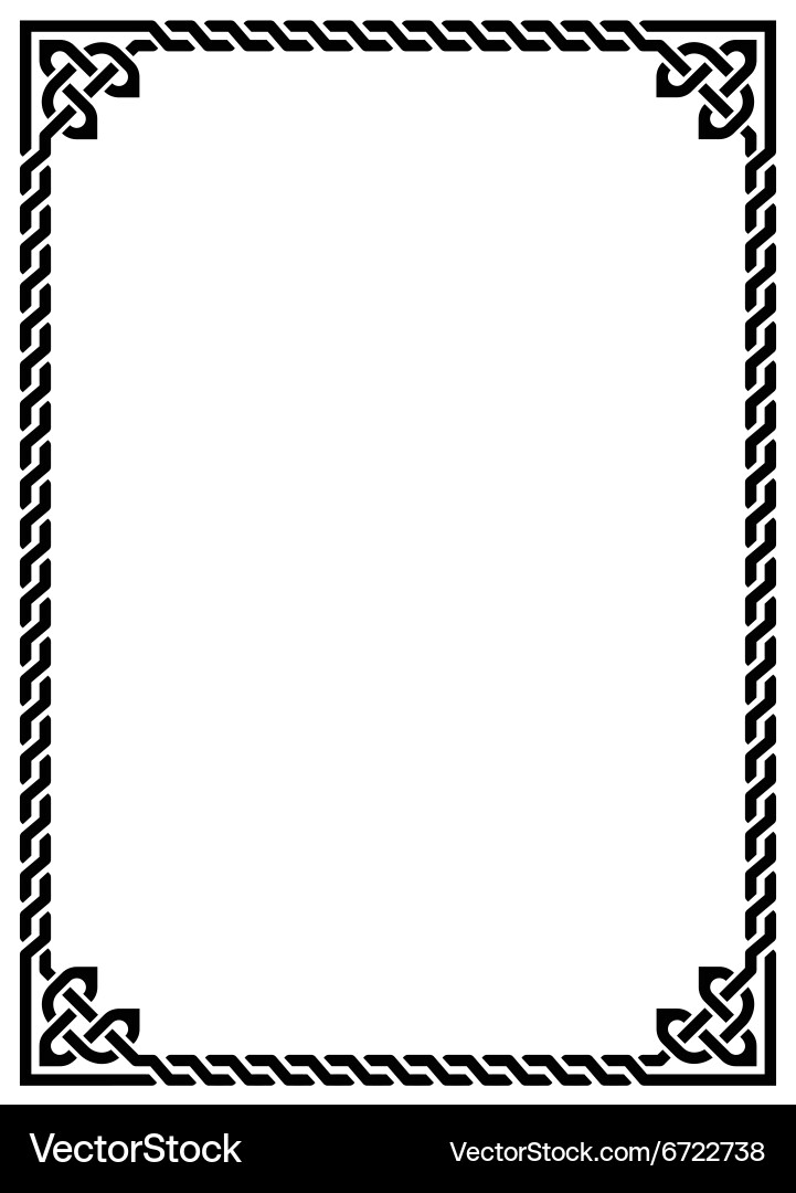 Celtic Rectangle Vector Images (over 370)