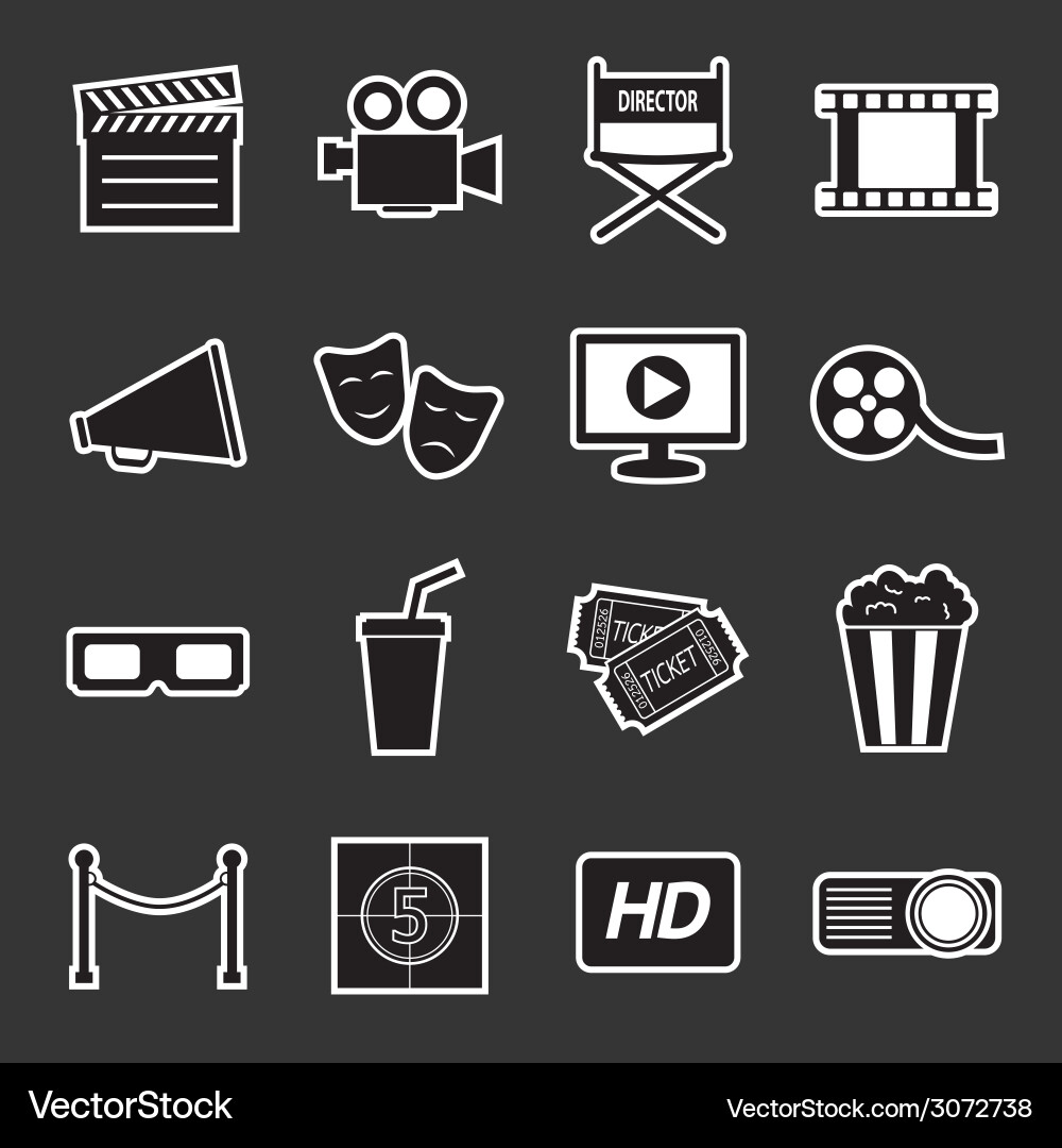 Cinema icon Royalty Free Vector Image - VectorStock