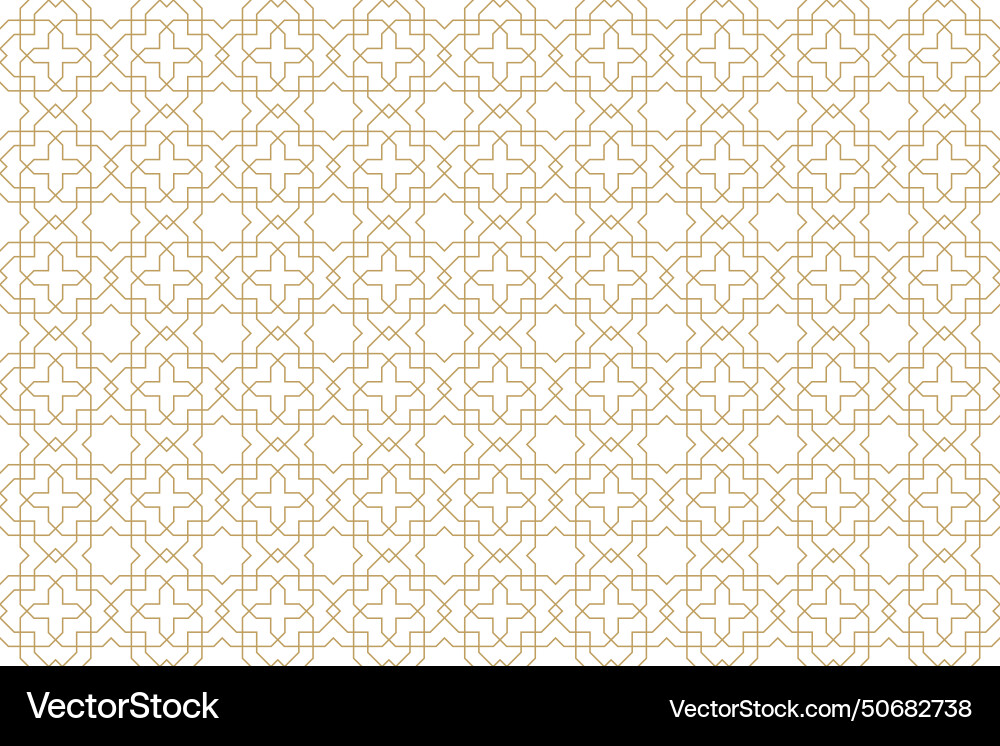 Seamless geometric pattern in authentic arabian Vector Image