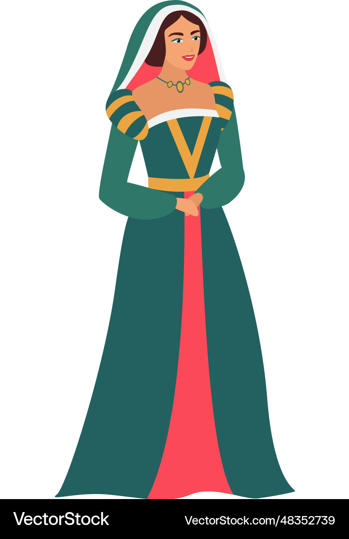Medieval Lady Clipart