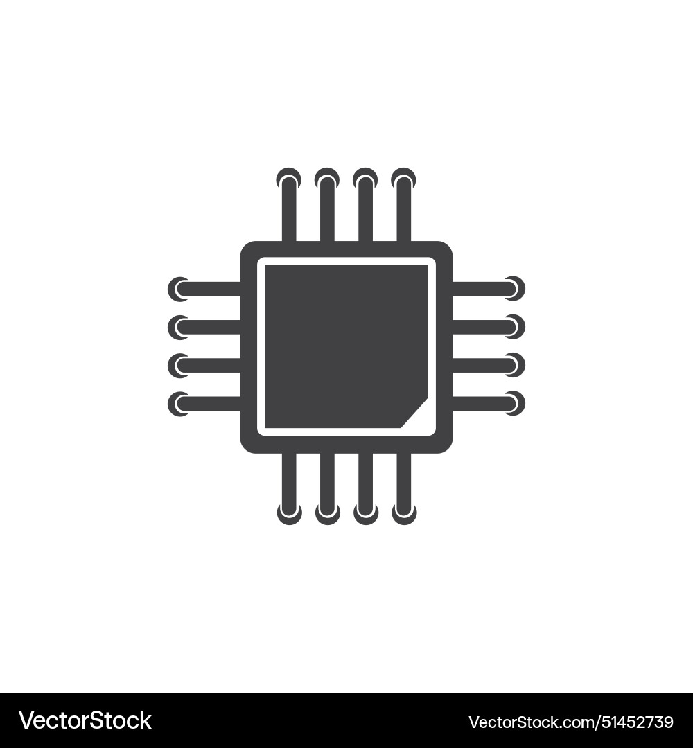 Processor cpu icon Royalty Free Vector Image - VectorStock
