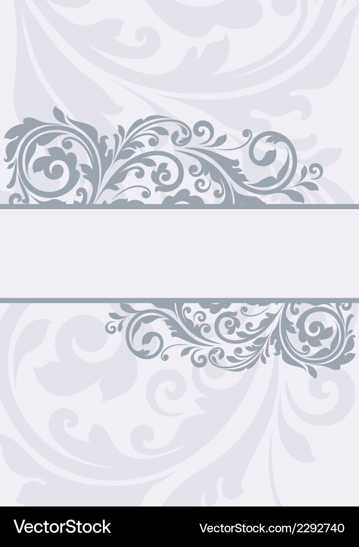 Invitation card Royalty Free Vector Image - VectorStock