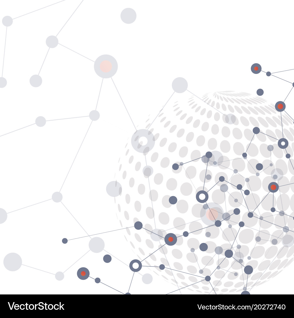 Molecule structure background Royalty Free Vector Image