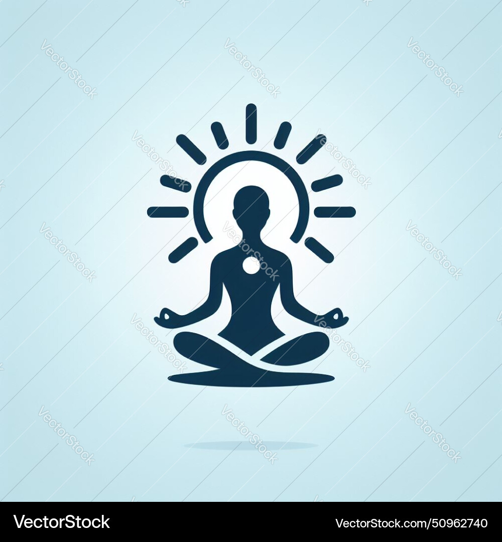 Spiritual logo Royalty Free Vector Image - VectorStock