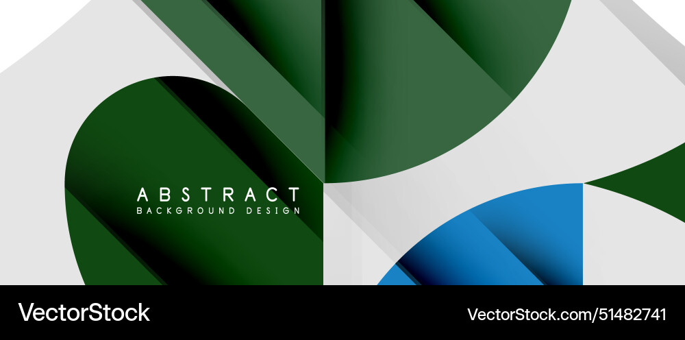 Minimal geometric elements on white petals round Vector Image