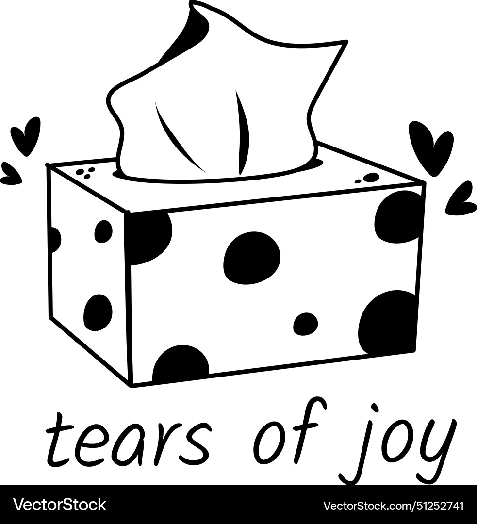 Tears of joy Royalty Free Vector Image - VectorStock