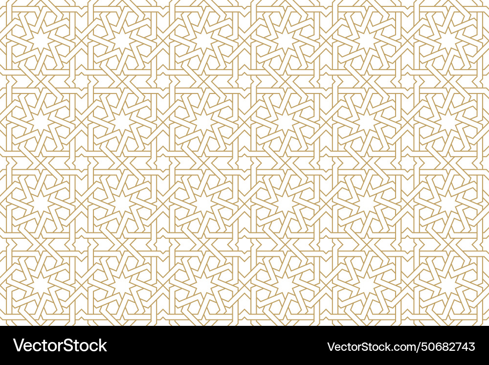 Seamless geometric pattern in authentic arabian Vector Image