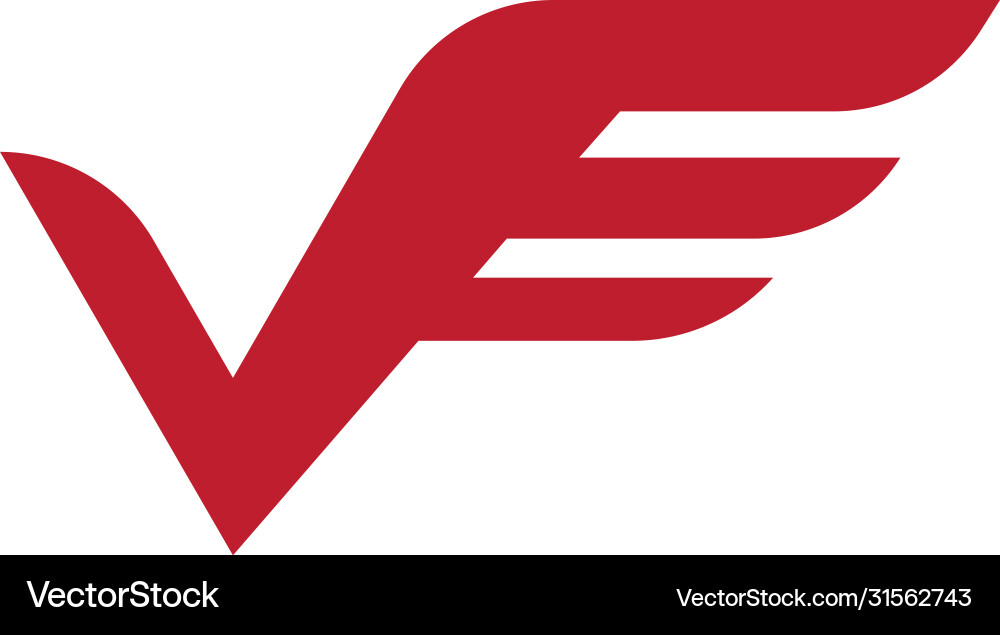 V letter wing logo Royalty Free Vector Image - VectorStock