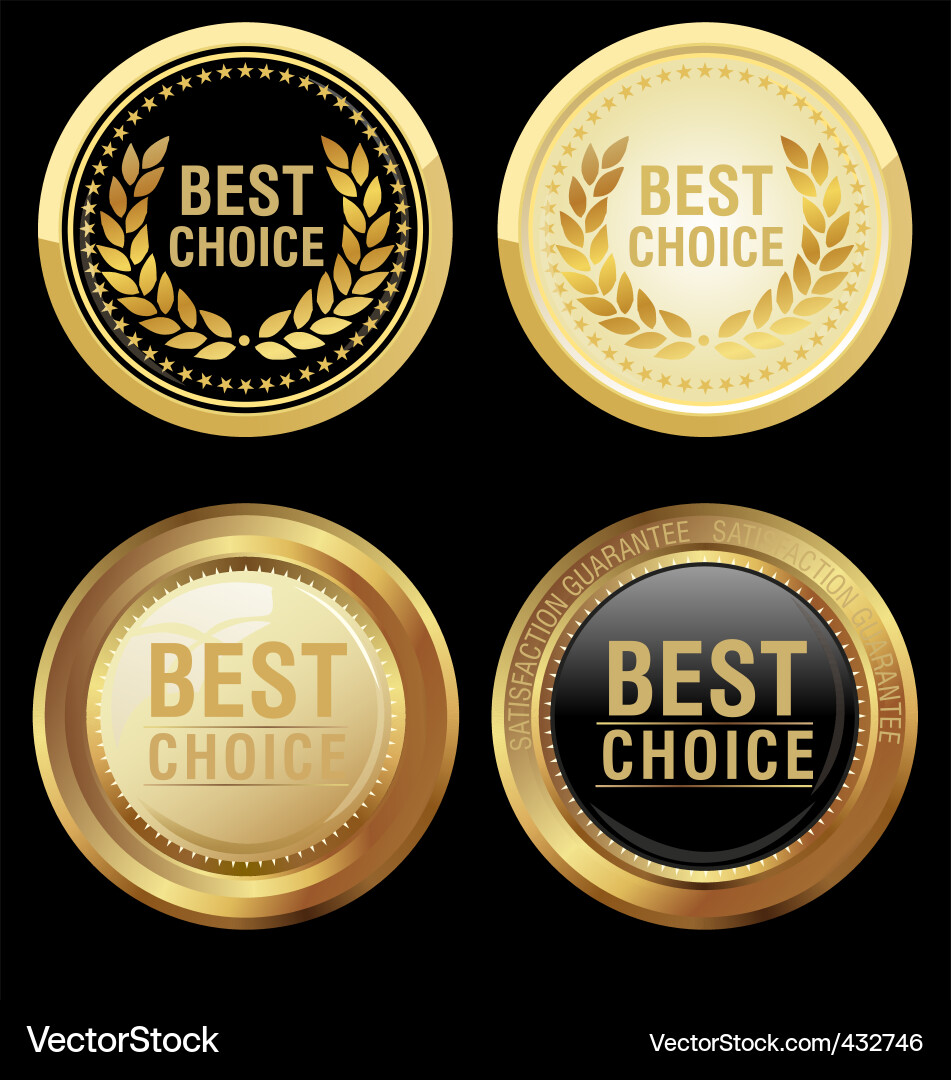 Premium Choice Awards Badge Royalty Free Vector Image