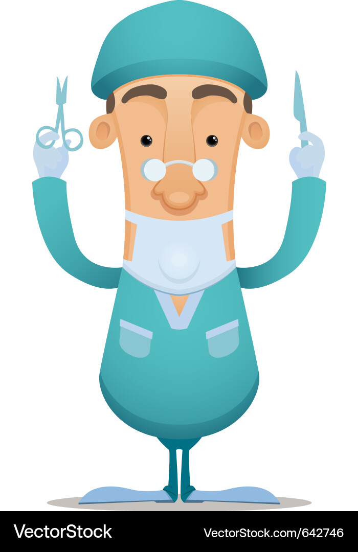 Surgeon Royalty Free Vector Image - VectorStock