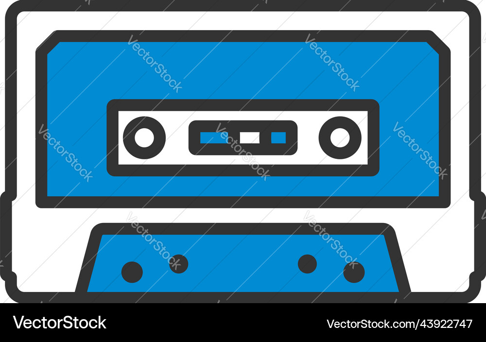 Audio cassette icon Royalty Free Vector Image - VectorStock