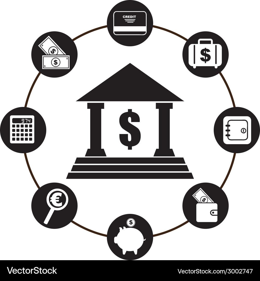 Bank design Royalty Free Vector Image - VectorStock