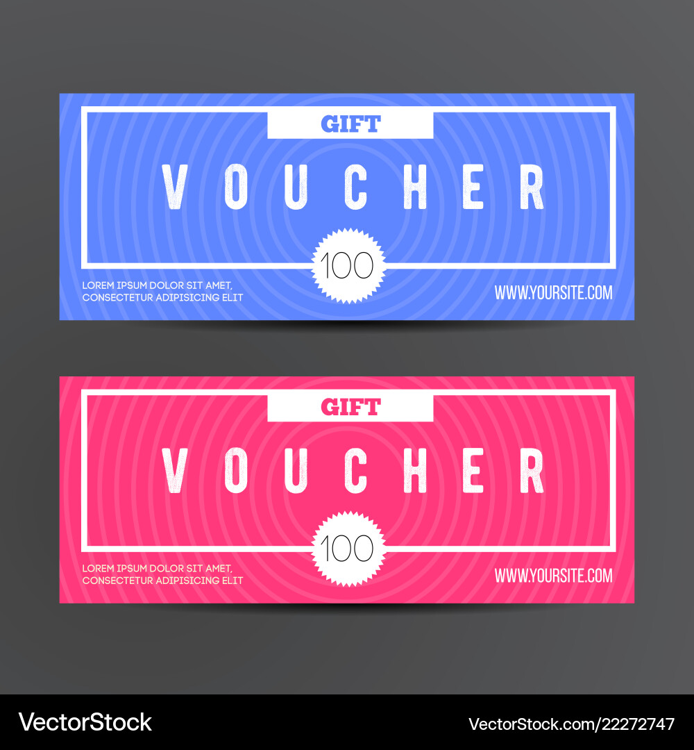 Voucher gift for shop with offer template Vector Image