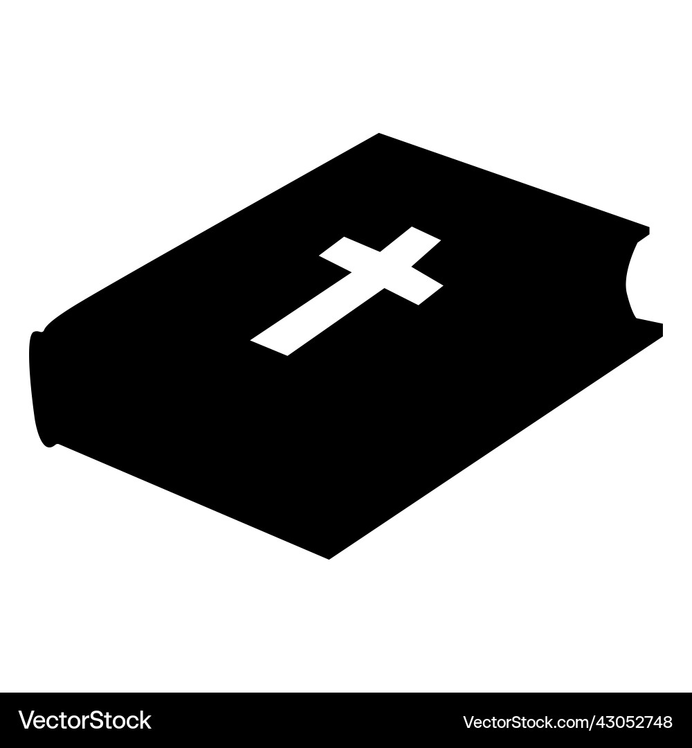 Bible cut out Royalty Free Vector Image - VectorStock