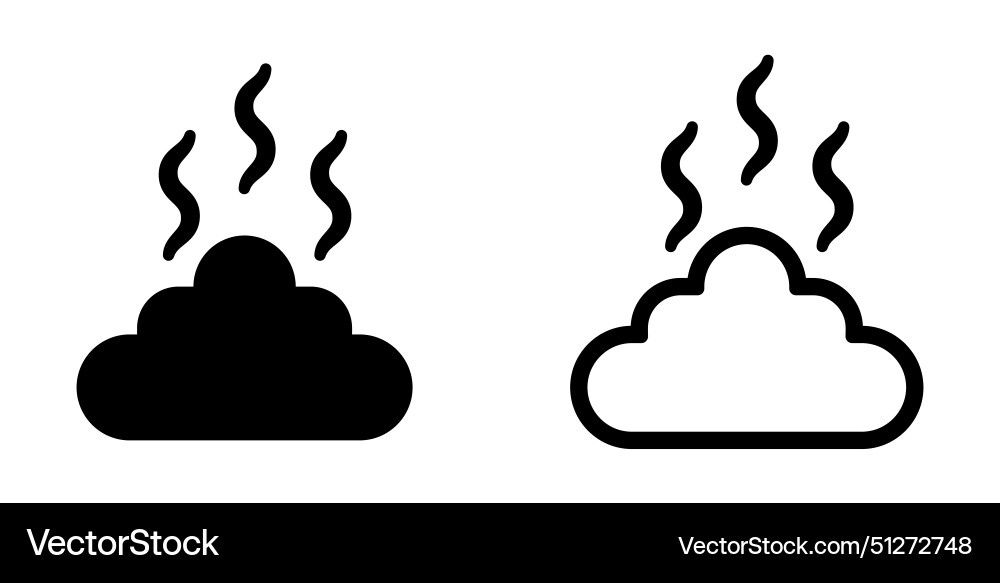 Co2 carbon dioxide cycle icon emissions Royalty Free Vector