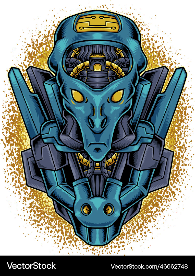 Extraterrestrial grey Royalty Free Vector Image