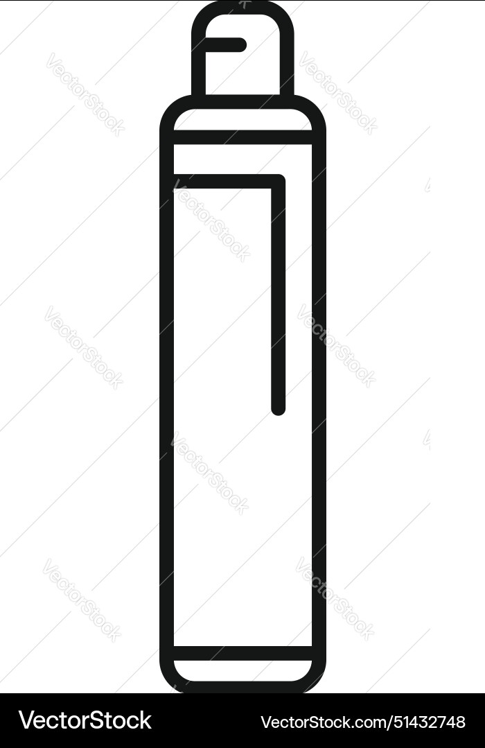 Line art of a marker pen Royalty Free Vector Image