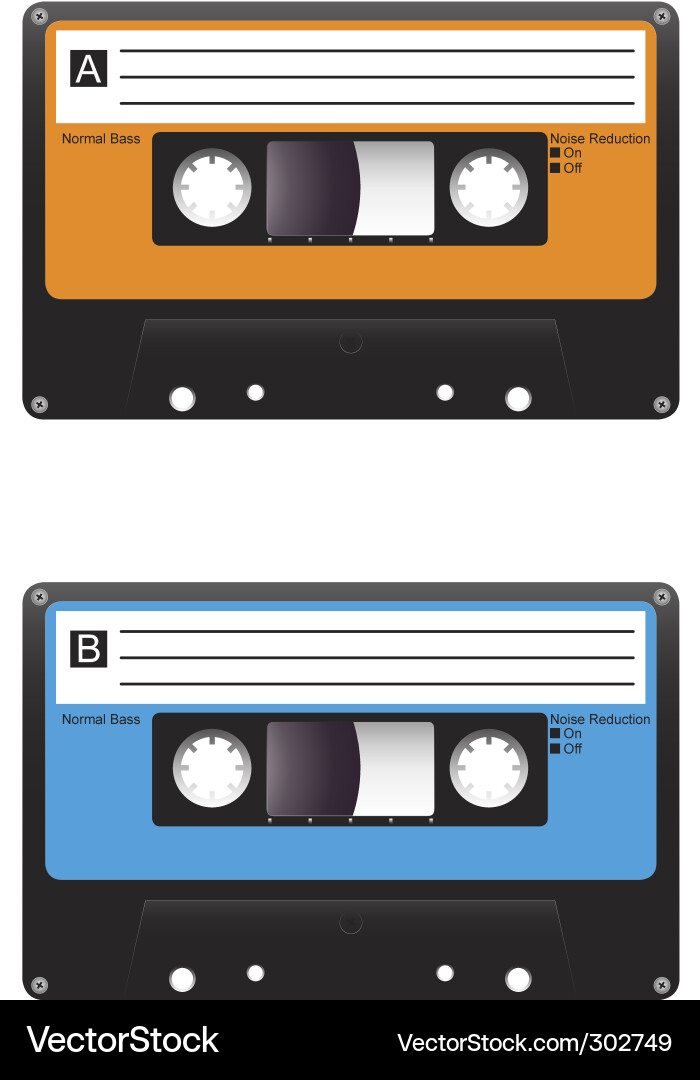 Cassette Royalty Free Vector Image - VectorStock