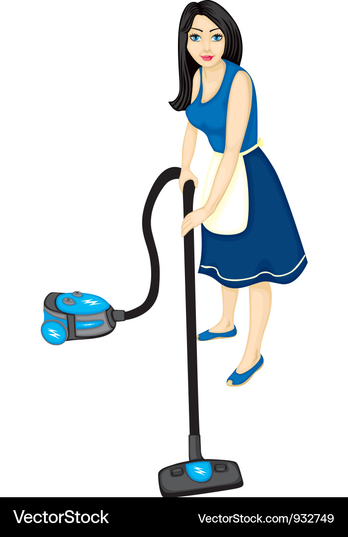 Housemaid Royalty Free Vector Image - VectorStock