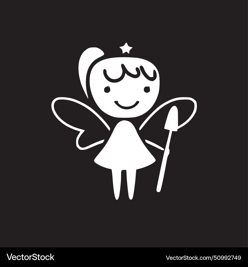 Tooth fairy - high quality logo ideal Royalty Free Vector
