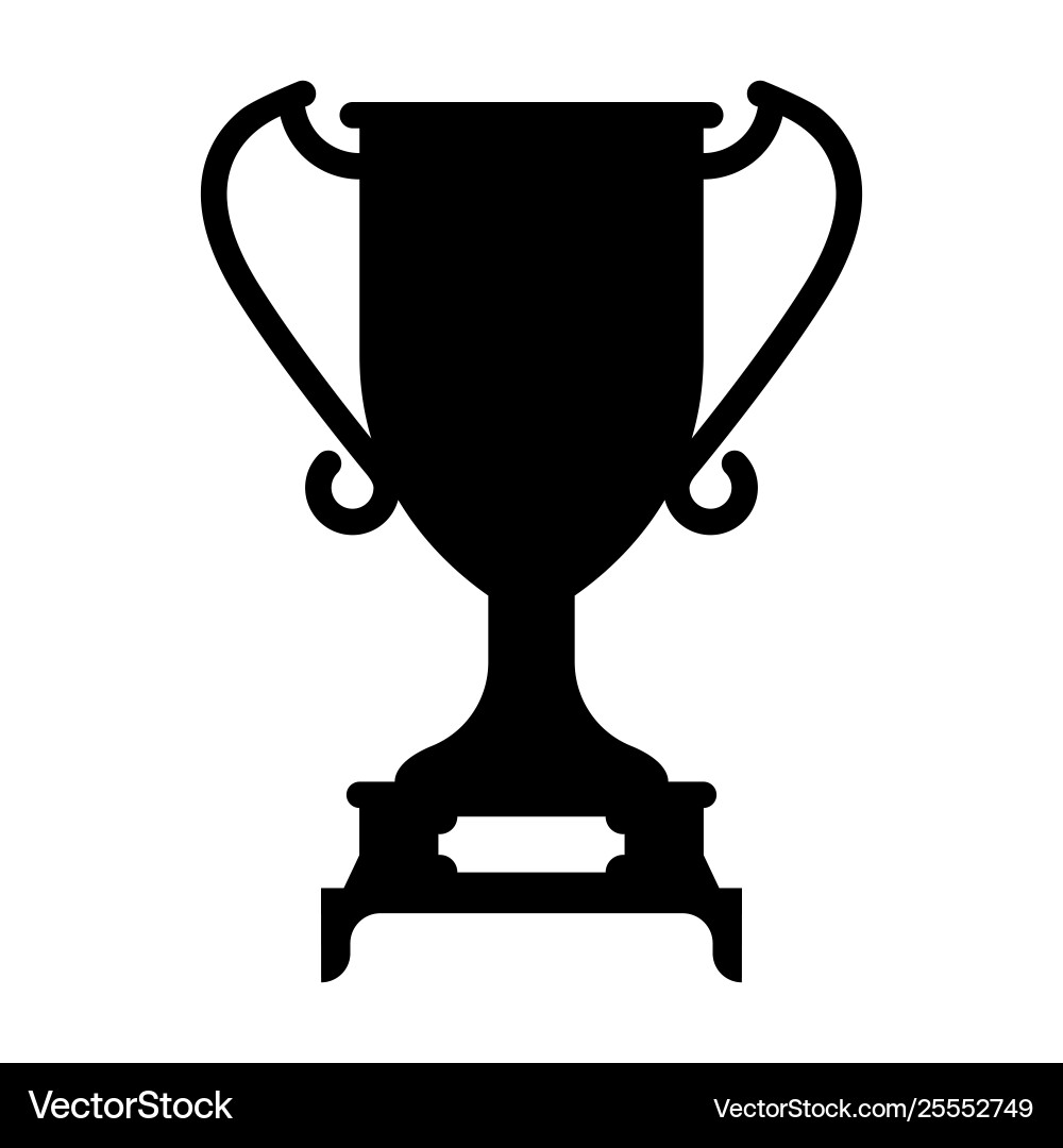 Winners trophy Royalty Free Vector Image - VectorStock