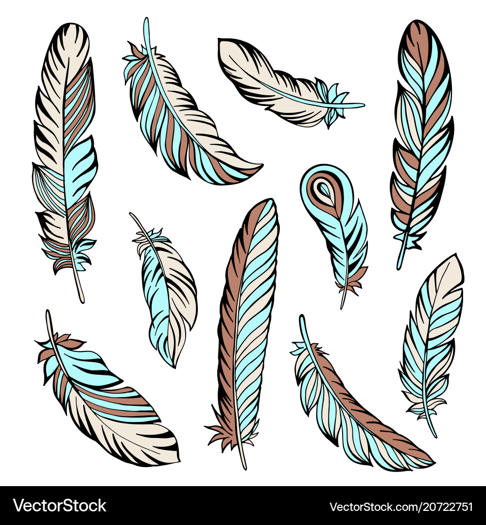 Indian Feather Background