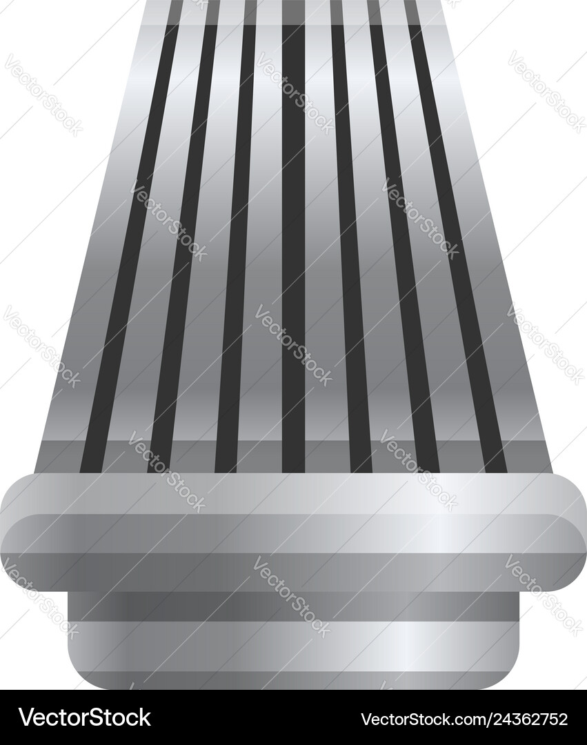 Car air filter icon cartoon style Royalty Free Vector Image