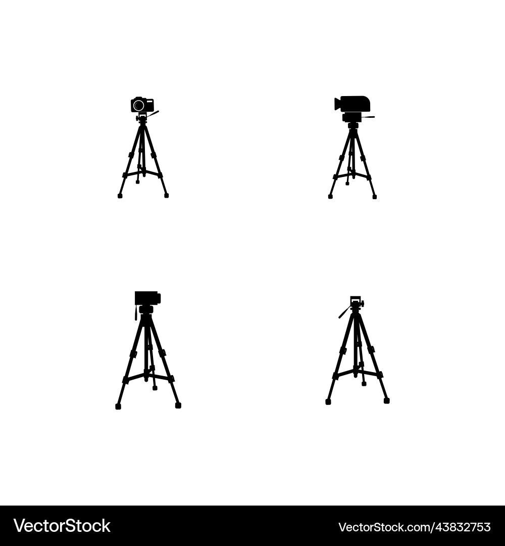Tripod logo Royalty Free Vector Image - VectorStock