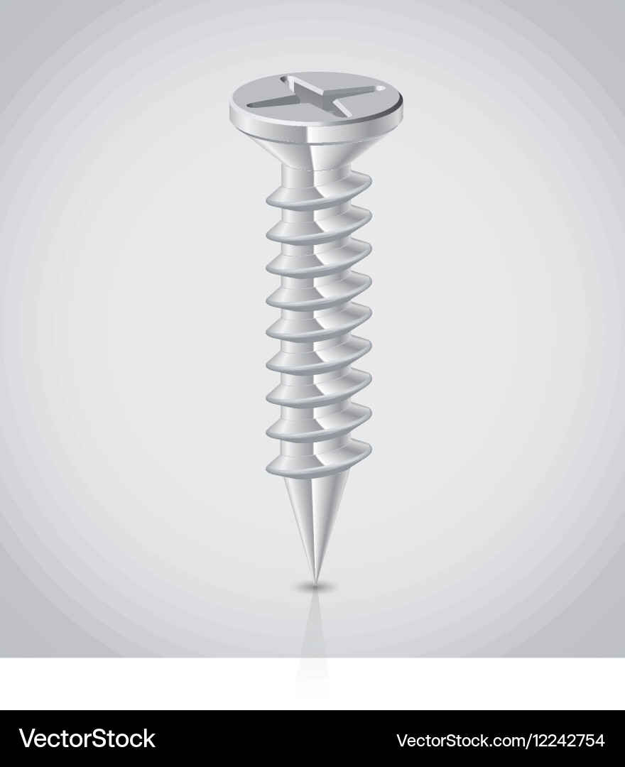 Screw Royalty Free Vector Image - VectorStock