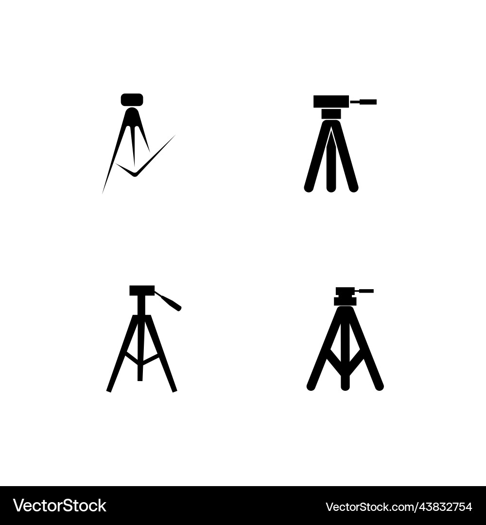 Tripod logo Royalty Free Vector Image - VectorStock