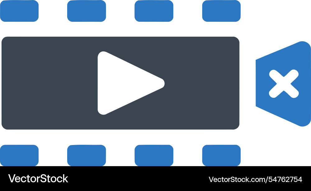Video frame icon Royalty Free Vector Image - VectorStock