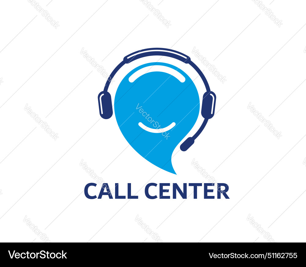 Call center icon customer support service symbol Vector Image