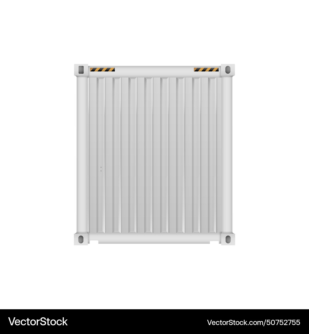 Shipping cargo containers with open closed doors Vector Image