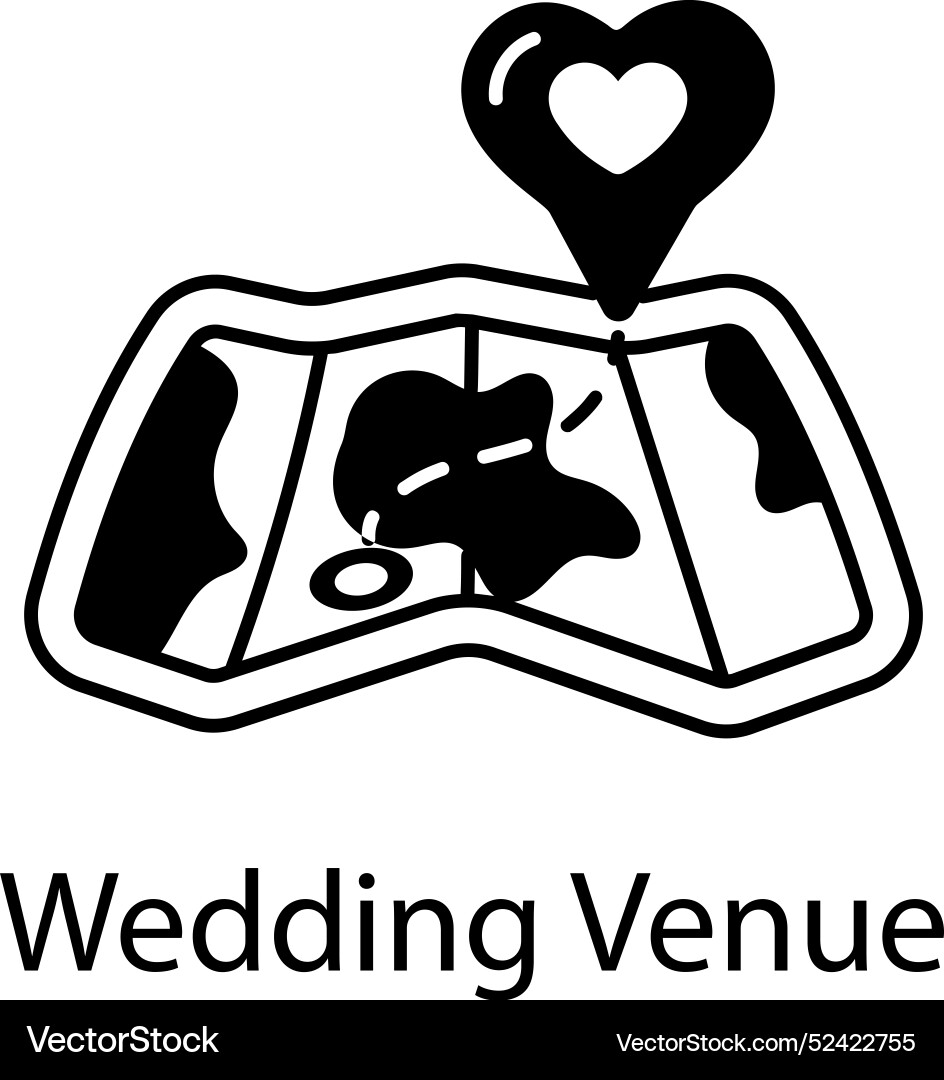 Wedding venue Royalty Free Vector Image - VectorStock