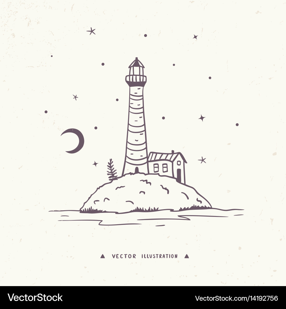 Lighthouse Royalty Free Vector Image - VectorStock
