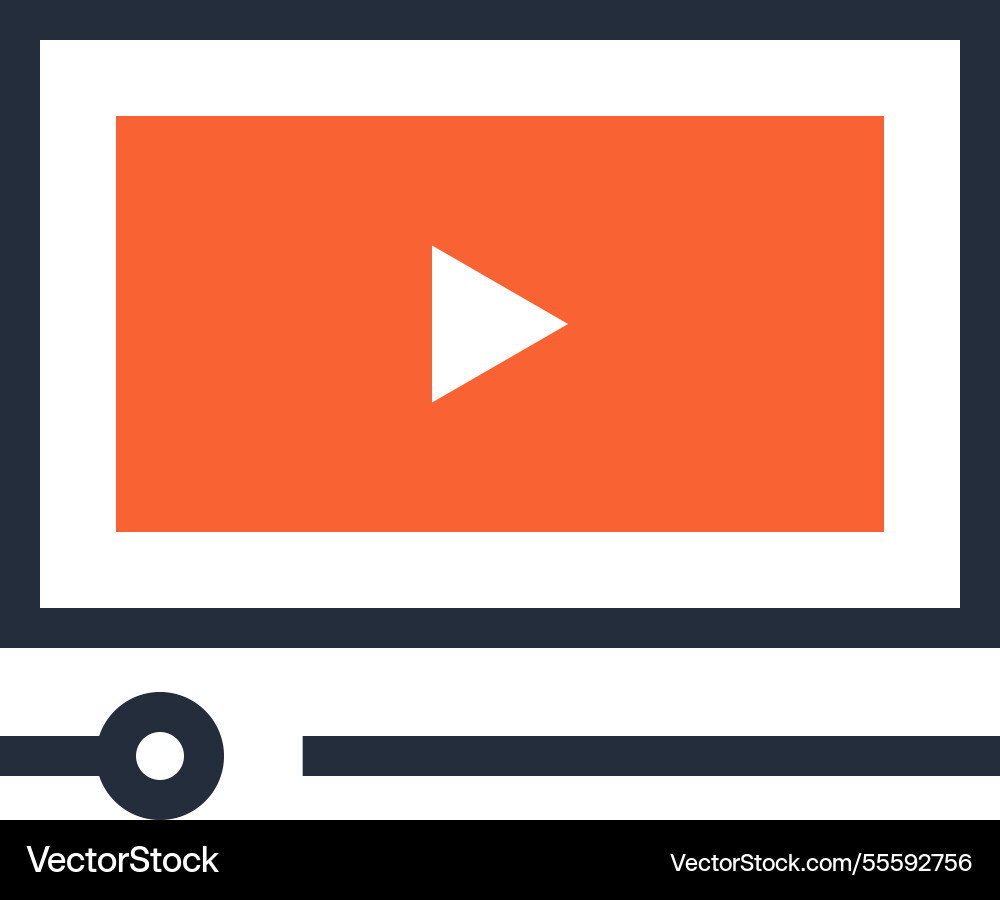 Video Royalty Free Vector Image - VectorStock