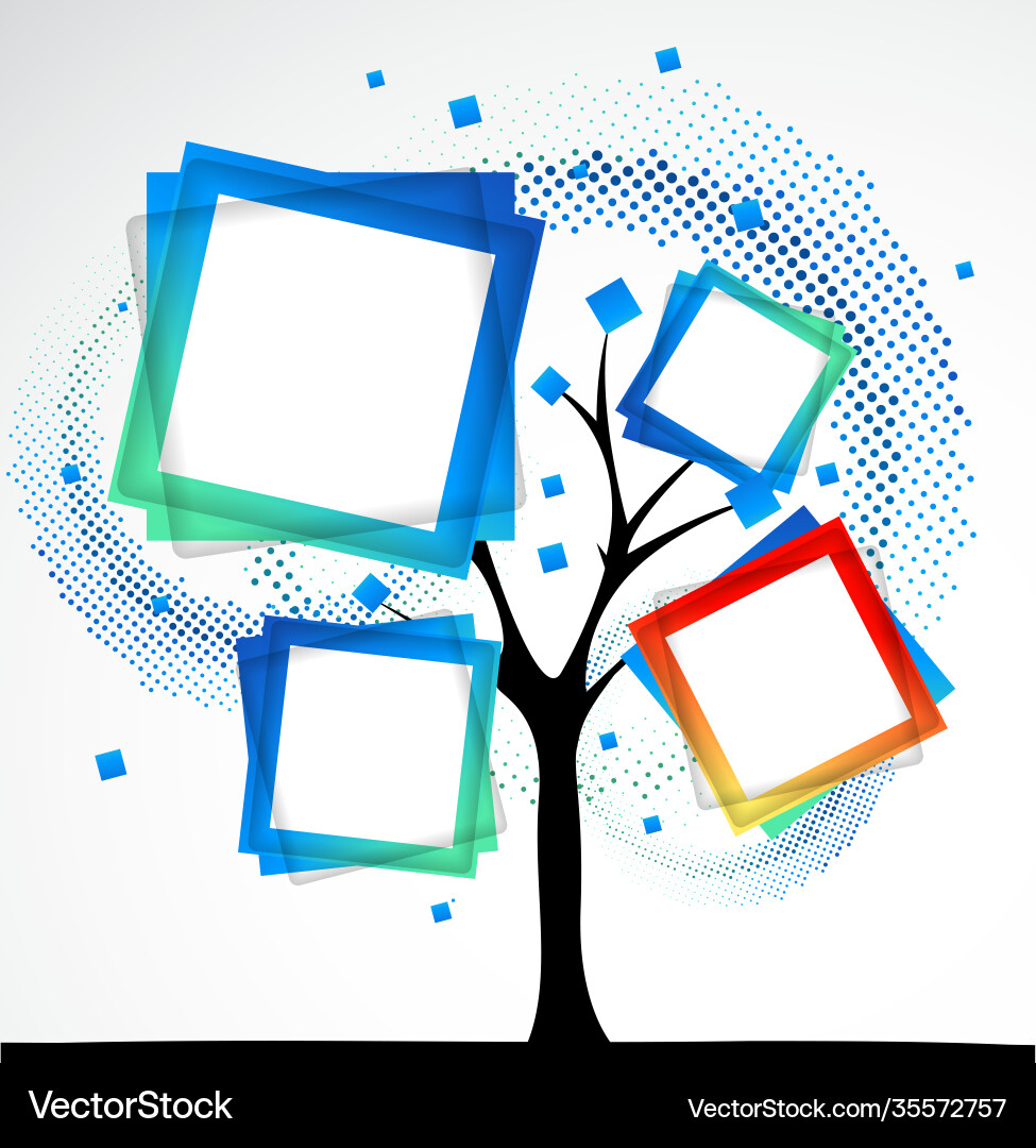Abstract tree Royalty Free Vector Image - VectorStock