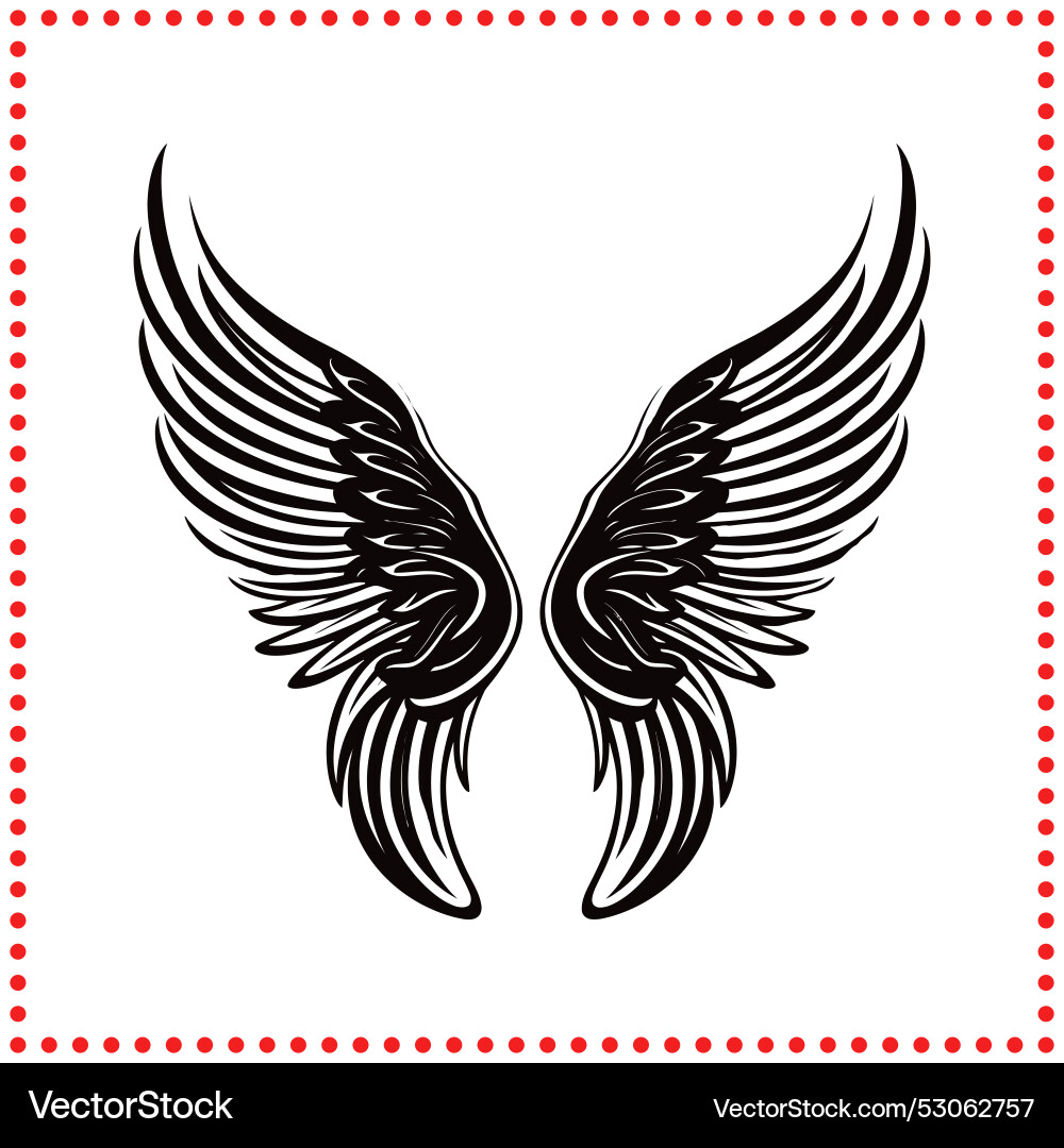 Spread your wings how angel represent Royalty Free Vector