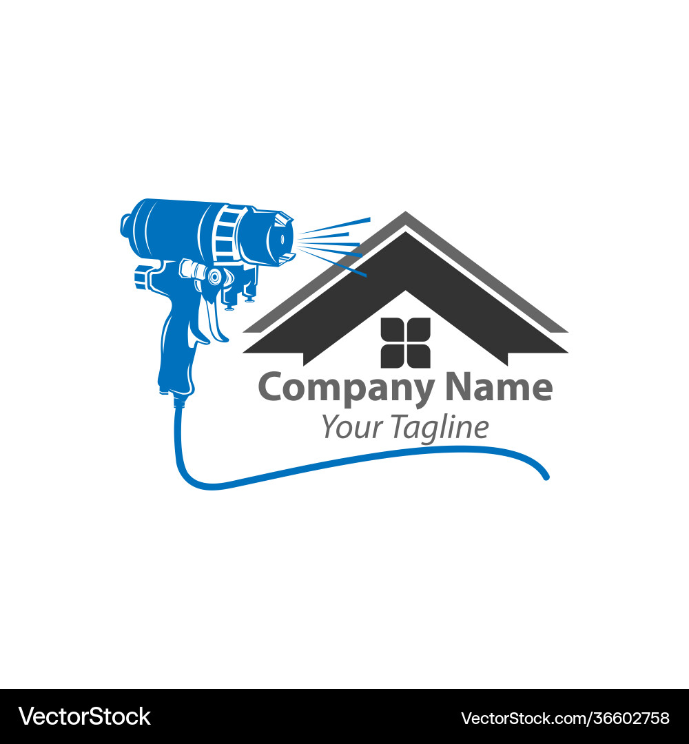 Construction Foam Insulation Logo Royalty Free Vector Image