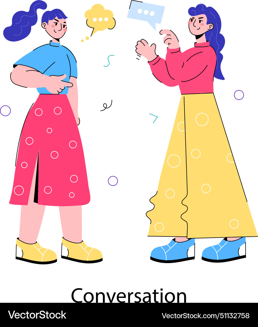 Conversation Royalty Free Vector Image - VectorStock