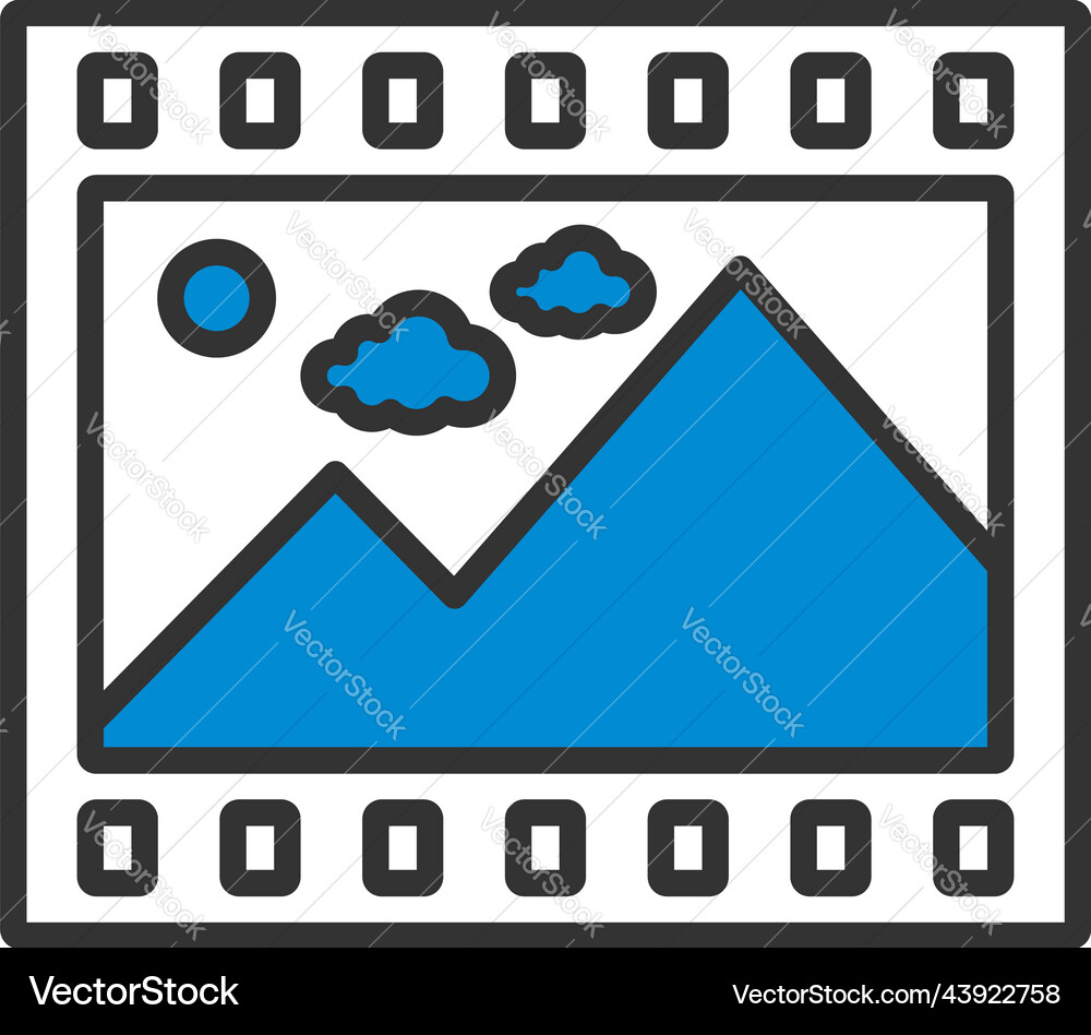Film frame icon Royalty Free Vector Image - VectorStock