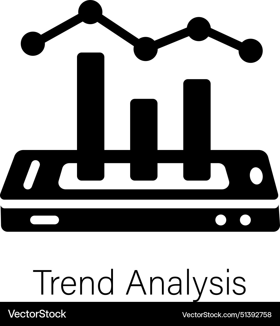 Trend analysis Royalty Free Vector Image - VectorStock